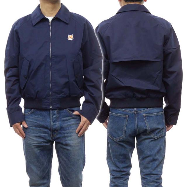 旧作お買い得セール！ MAISON KITSUNE メゾンキツネ メンズ ブルゾン MM02105WQ0067 ネイビー