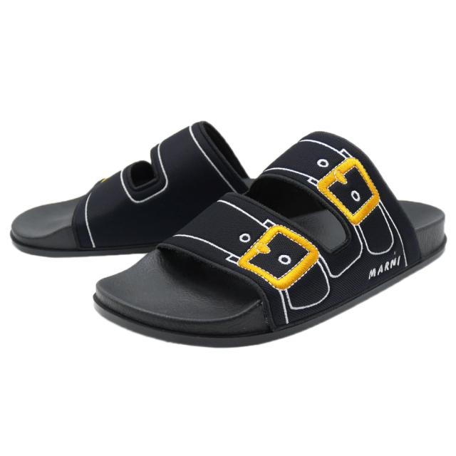 旧作お買い得セール！ MARNI マルニ メンズ サンダル SAMR004902 P6395 ブラック