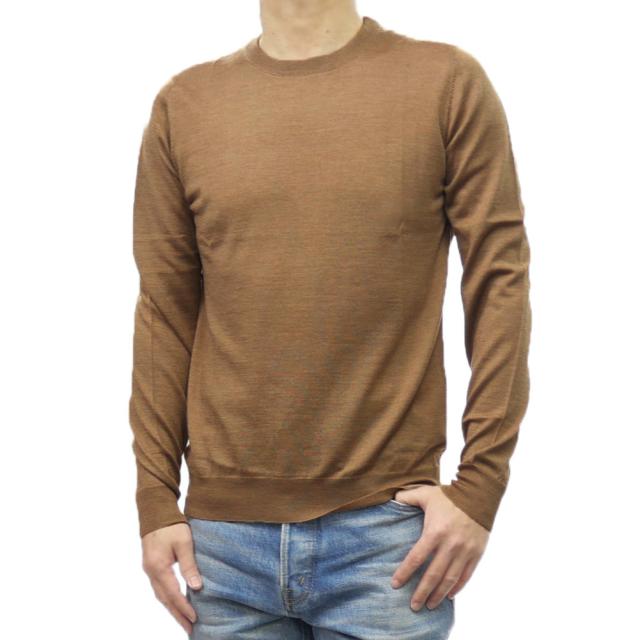 旧作お買い得セール！ SCAGLIONE スカリオーネ セーター メンズ クルーネックニット ULB018 ブラウン