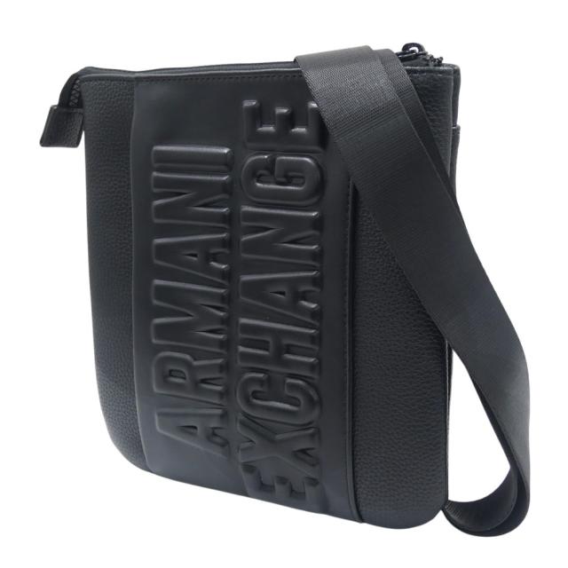2025 秋冬新作！ ARMANI EXCHANGE A/X アルマーニエクスチェンジ バッグ メンズ ショルダーバッグ XM001623 AF17211 ブラック