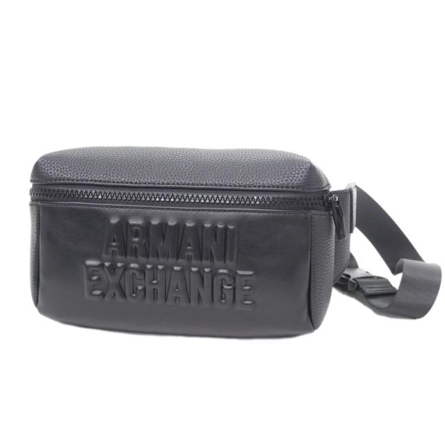 2025 秋冬新作！ ARMANI EXCHANGE A/X アルマーニエクスチェンジ バッグ メンズ ボディバッグ XM001624 AF17211 ブラック