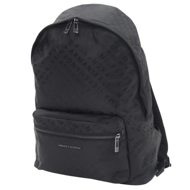 2025 秋冬新作！ ARMANI EXCHANGE A/X アルマーニエクスチェンジ メンズ バックパック XM001611 AF17208 ブラック