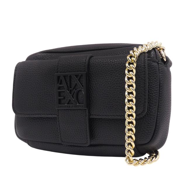 2025 秋冬新作！ ARMANI EXCHANGE A/X アルマーニエクスチェンジ バッグ レディース ミニショルダーバッグ XW000324 AF11902 ブラック
