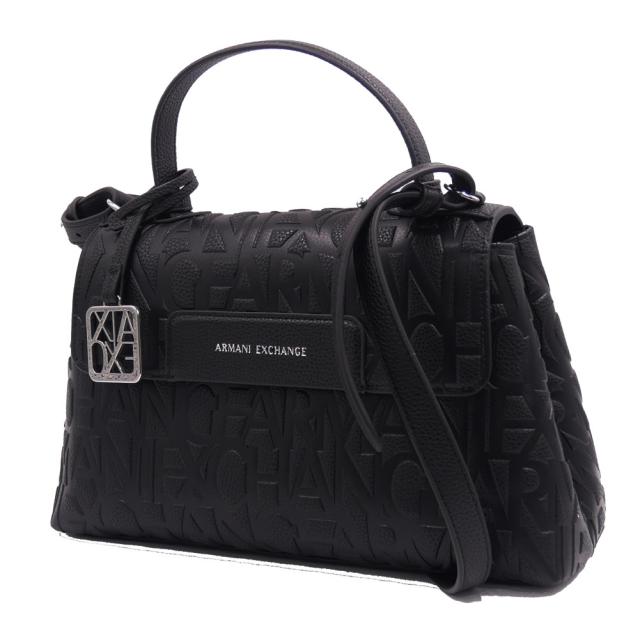 2025 秋冬新作！ ARMANI EXCHANGE A/X アルマーニエクスチェンジ バッグ レディース ミニハンドバッグ XW001223 AF15774 ブラック