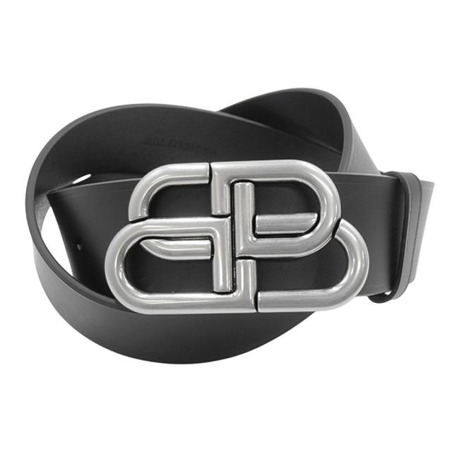 2025 秋冬新作！ BALENCIAGA バレンシアガ ベルト メンズ レザーベルト 674181 1CH0B / BB EXTRA BELT 40 ブラック