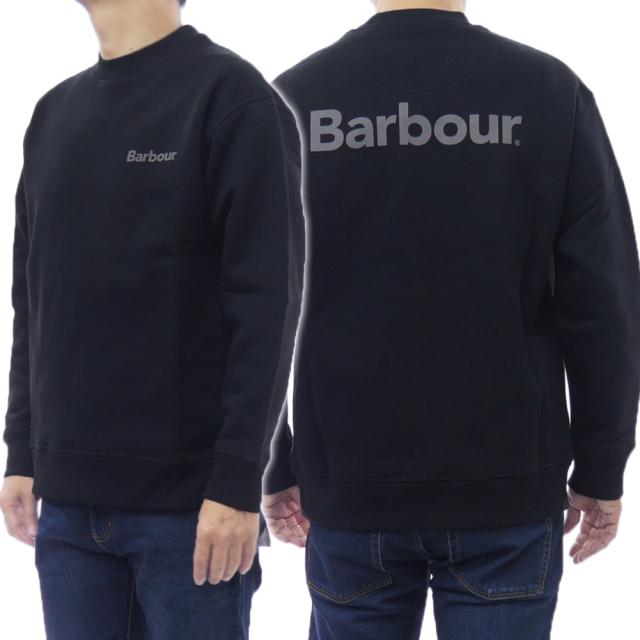 2025 秋冬新作！ BARBOUR バブアー トレーナー メンズ MOL0637 ブラック