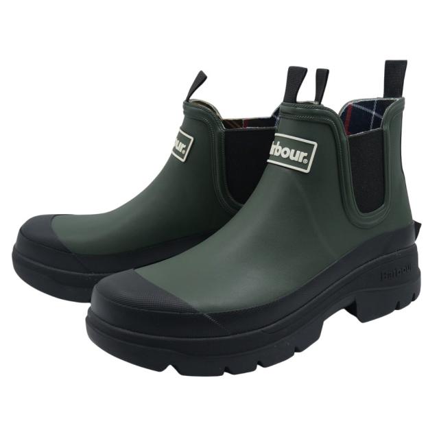 2025 秋冬新作！ BARBOUR バブアー レディース レインブーツ LRF0099 / NIMBUS ダークグリーン