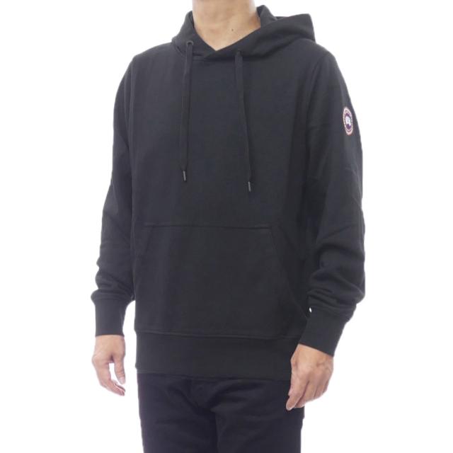 2025 秋冬新作！   カナダグース パーカー メンズ プルオーバー 7403M / HURON MEN’S HOODY ブラック
