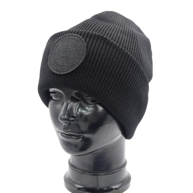   カナダグース 帽子 メンズ ニットキャップ 6936M / Arctic Toque ブラック×ブラック
