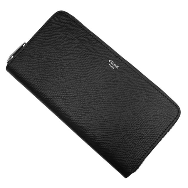 CELINE セリーヌ 財布 メンズ ラウンドファスナー長財布（小銭入れ付き）10B553BEL / Large Zipped Wallet ブラック 定番人気商品