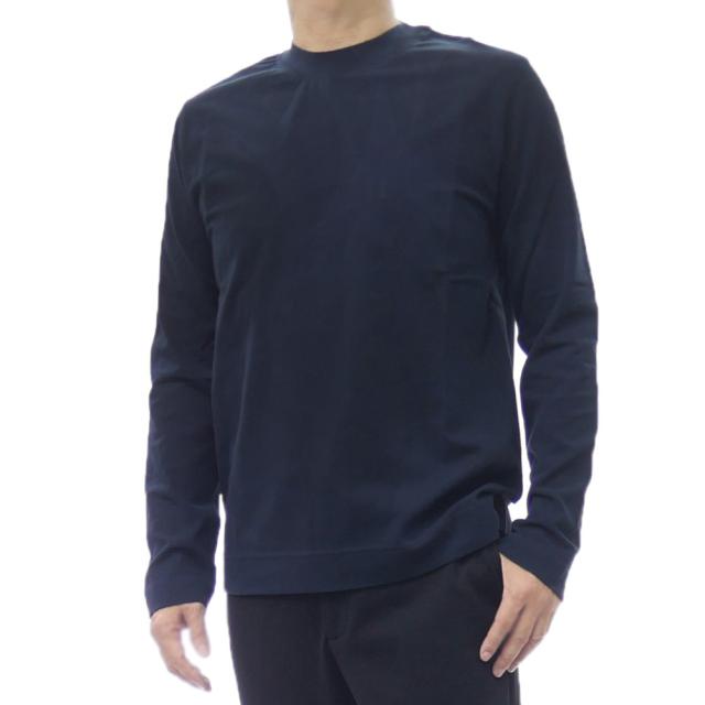 2025 秋冬新作！ CIRCOLO1901 チルコロ1901 Tシャツ メンズ 長袖 クルーネック ロンT CN4953 ネイビー