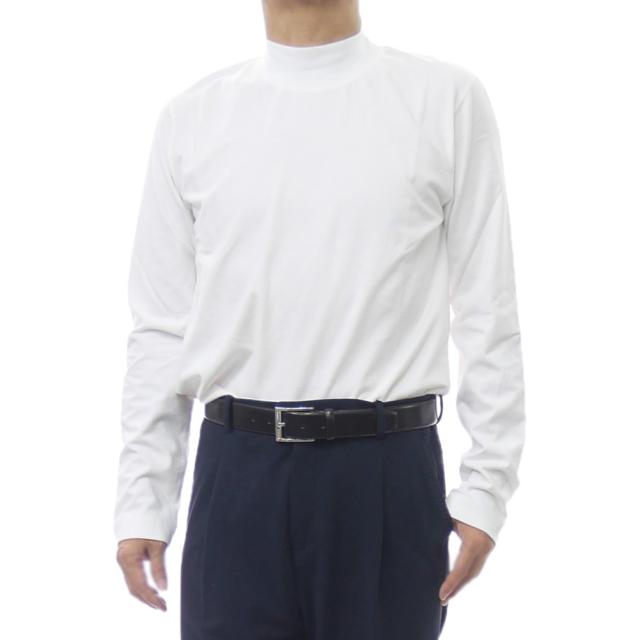 2025 秋冬新作！ CIRCOLO1901 チルコロ1901 Tシャツ メンズ 長袖 モックネック ロンT CN4951 ホワイト