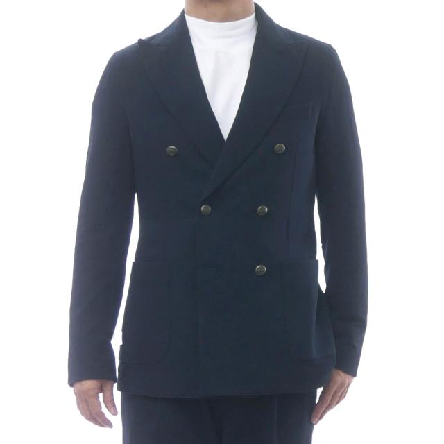 2025 秋冬新作！ CIRCOLO1901 チルコロ1901 メンズ ダブル6Bジャケット CN4927 ダークネイビー