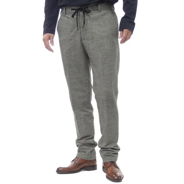 2025 秋冬新作！ CIRCOLO1901 チルコロ1901 メンズ ストレッチパンツ CN5023 グレー×ブラック