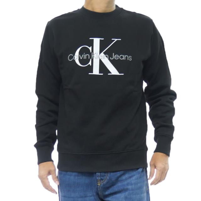   JEANS カルバンクラインジーンズ トレーナー メンズ コットン 綿100％ J320933 ブラック 定番人気商品