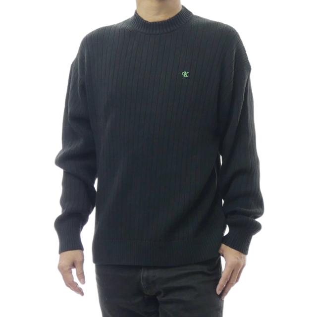   JEANS カルバンクラインジーンズ メンズニット セーター 4RD314G ブラック 2025秋冬新作