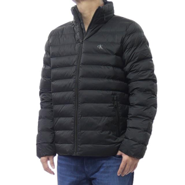 2025 秋冬新作！   JEANS カルバンクラインジーンズ メンズ中綿ブルゾン 4RC511G ブラック 2025秋冬新作