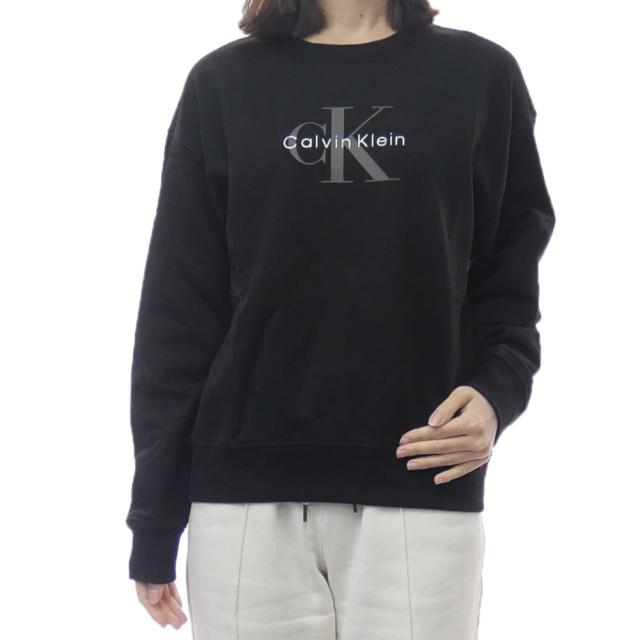 2025 秋冬新作！   JEANS カルバンクラインジーンズ トレーナー レディース 47B234G バニラ