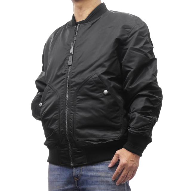 DIESEL ディーゼル ブルゾン メンズ A14408 0HCAS / J-HELD ブラック×ココア 定番人気商品