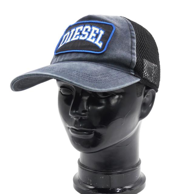 2025 秋冬新作！ DIESEL ディーゼル 帽子 メンズ レディース ユニセックス コットン 綿100％ キャップ A19458 0DCCV / C-MESHY ネイビー