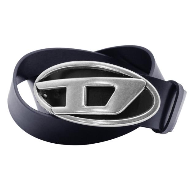 DIESEL ディーゼル ベルト メンズ レディース ユニセックス レザーベルト X08516 PR666 / B-1DR ダークネイビー 定番人気商品