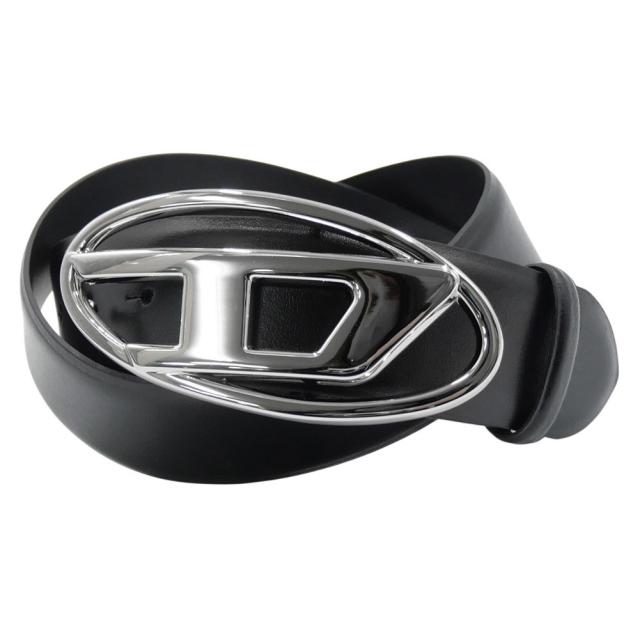 DIESEL ディーゼル ベルト メンズ レザーベルト X10133 P6364 / B-1DR ブラック 定番人気商品