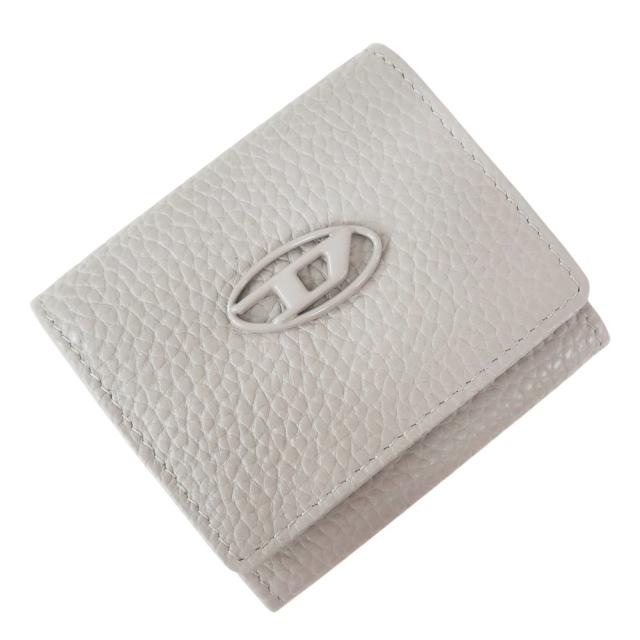2025 秋冬新作！ DIESEL ディーゼル ケース メンズ X10300 P0685 / HISSU EVO COIN CASE グレー