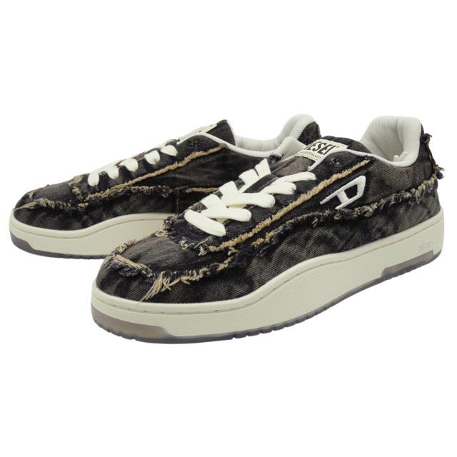 2025 秋冬新作！ DIESEL ディーゼル メンズ スニーカー 靴 シューズ ローカット Y03608 P0485 / S-TRACKER-D LOW ブラック