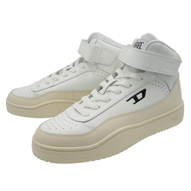DIESEL ディーゼル メンズ スニーカー 靴 シューズ ハイカット Y03600 P5576 / S-TRACKER-D MID ホワイト