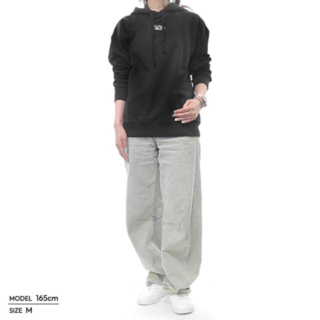 秋新作 DIESEL ディーゼル パーカー レディース プルオーバー コットン