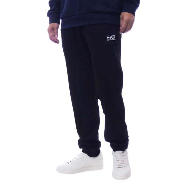 2025 秋冬新作！ EMPORIO ARMANI エンポリオアルマーニ EA7 スウェットパンツ メンズ コットン 綿100％ 8NPP65 PJVRZ ブラック