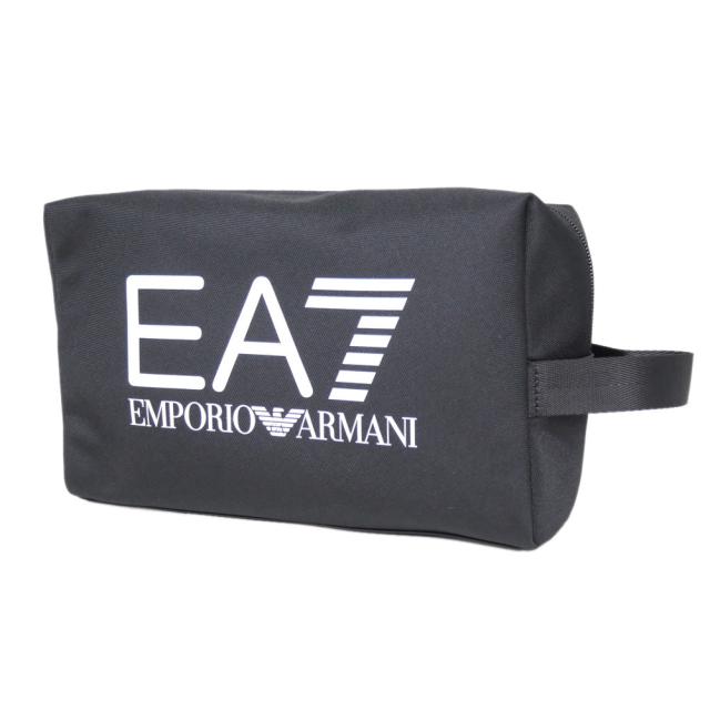 2025 秋冬新作！ EMPORIO ARMANI エンポリオアルマーニ EA7 バッグ メンズ セカンドバッグ ポーチバッグ 7X000074 AF19722 ブラック