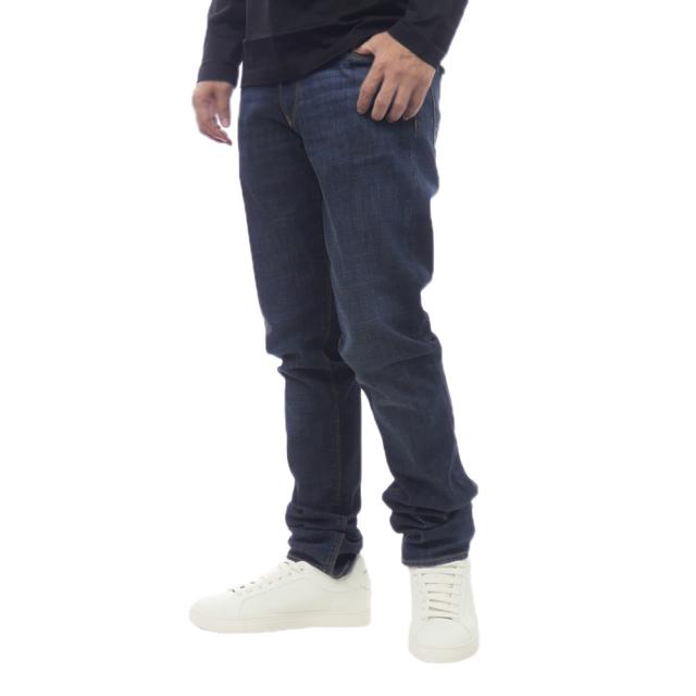 2025 秋冬新作！ EMPORIO ARMANI エンポリオアルマーニ ジーンズ メンズ EM000121 AF17746 ブラック