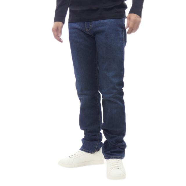 2025 秋冬新作！ EMPORIO ARMANI エンポリオアルマーニ ジーンズ メンズ EM001370 AF14296 ブラック