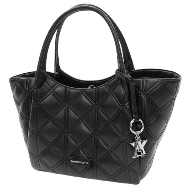 EMPORIO ARMANI エンポリオアルマーニ バッグ レディース ハンドバッグ EW001009 AF17630 ブラック