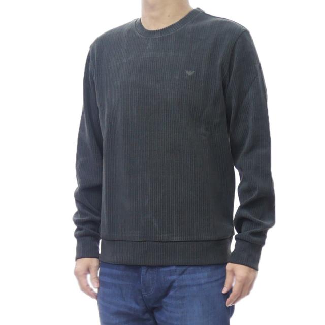 2025 秋冬新作！ EMPORIO ARMANI エンポリオアルマーニ アンダーウェア トレーナー メンズ EM000520 AF14991 チャコール