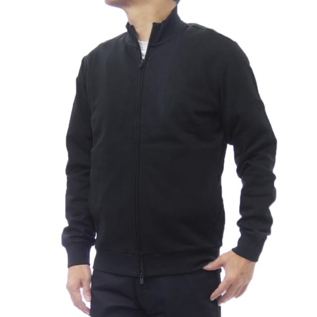 2025 秋冬新作！ EMPORIO ARMANI エンポリオアルマーニ アンダーウェア スウェット メンズ ジップアップ EM001866 AF14976 ブラック