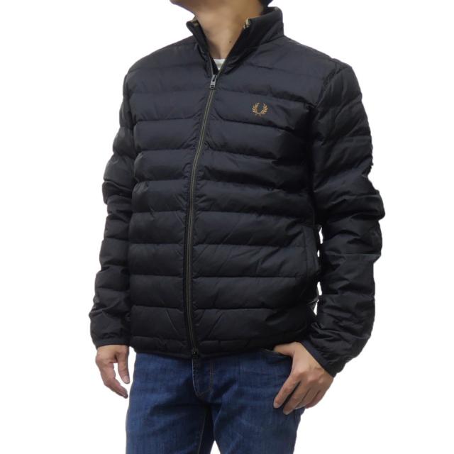 FRED PERRY フレッドペリー ブルゾン メンズ 中綿ブルゾン J4564 / INSULATED JACKET ブラック 定番人気商品