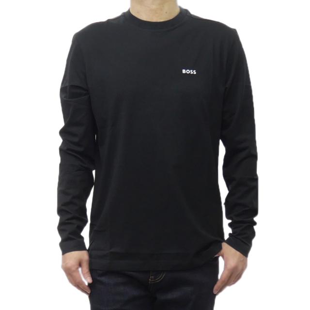 HUGO BOSS ヒューゴボス Tシャツ メンズ 長袖 クルーネック ロンT 50506365 10256064 / Tee Long ブラック 定番人気商品