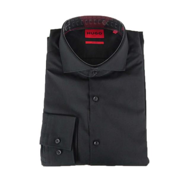 2025 秋冬新作！ HUGO・HUGO BOSS ヒューゴボス カジュアルシャツ メンズ 50293691 10181991 / C-Jason ブラック