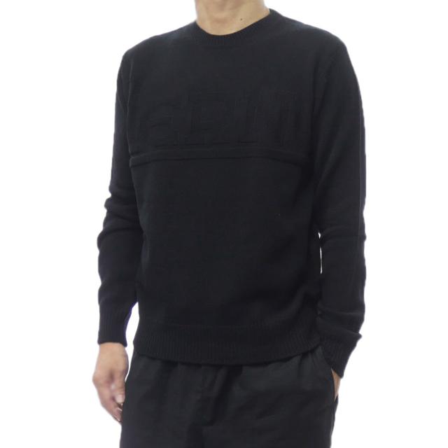 セールAW HERNO ヘルノ メンズ クルーネックニット セーター MG000192U 70100 ブラック