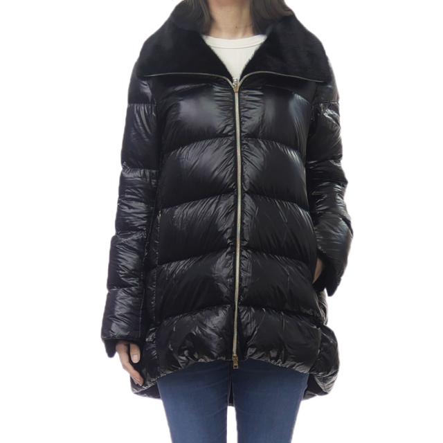 セールAW HERNO ヘルノ レディース ダウンコート PI002140P 12017Z ブラック