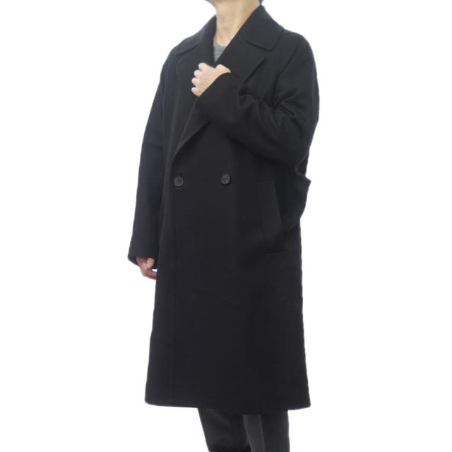 2025 秋冬新作！ HEVO イーヴォ メンズ コート 1740 / BRINDISI ブラック