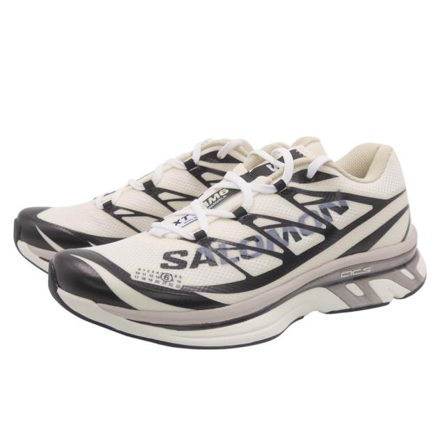 MM6 MM6 x Salomon エムエムシックス メンズローカットスニーカー SH1WS0020 P6303 / XT-MM6 ホワイト×ブラック 2025秋冬新作