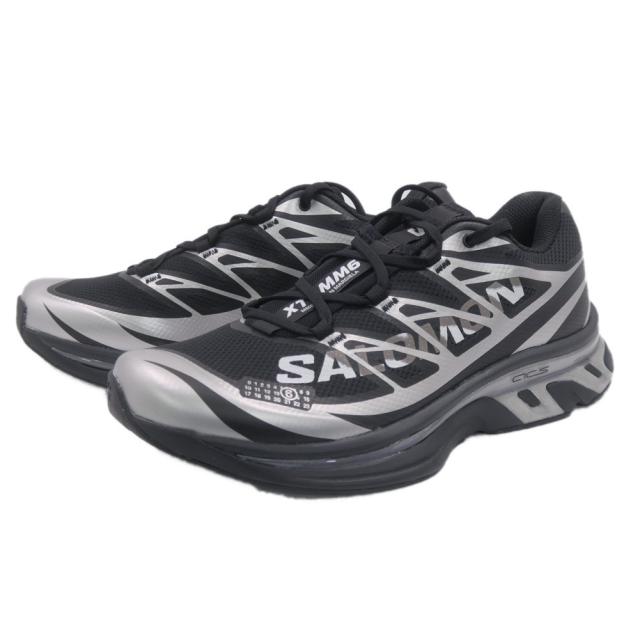 MM6 MM6 x Salomon エムエムシックス メンズローカットスニーカー SH1WS0020 P6303 / XT-MM6 ブラック×シルバー 2025秋冬新作