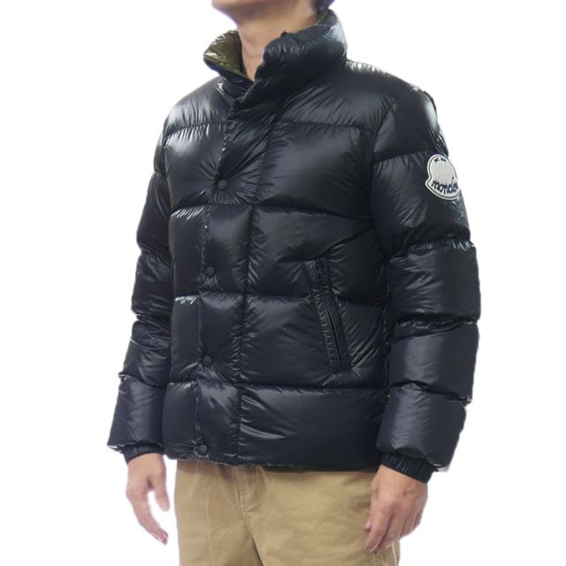 2025 秋冬新作！ MONCLER モンクレール メンズ ダウンブルゾン 1A00130 596XE / TRIPITI ネイビー×カーキ