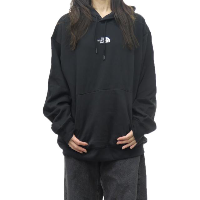 THE NORTH FACE ノースフェイス パーカー レディース プルオーバー NF0A89EN / W ESSENTIAL OVERSIZE HO ブラック 定番人気商品