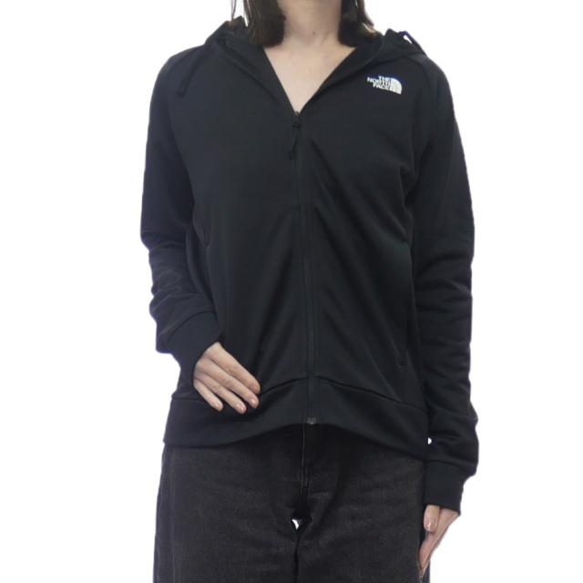 2025 秋冬新作！ THE NORTH FACE ノースフェイス パーカー レディース ジップアップ NF0A8DWB / W REAXION 2.0 HD FZ JKT ブラック