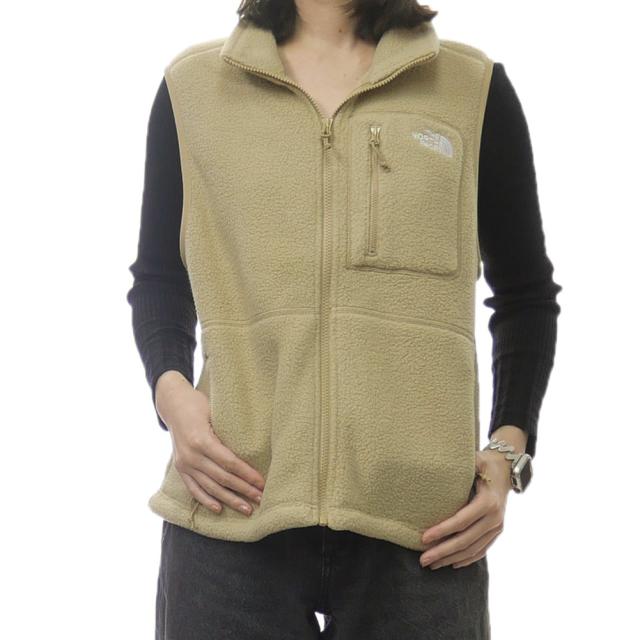 2025 秋冬新作！ THE NORTH FACE ノースフェイス レディース フリースベスト NF0A8B6F / W YUMIORI VEST ベージュ