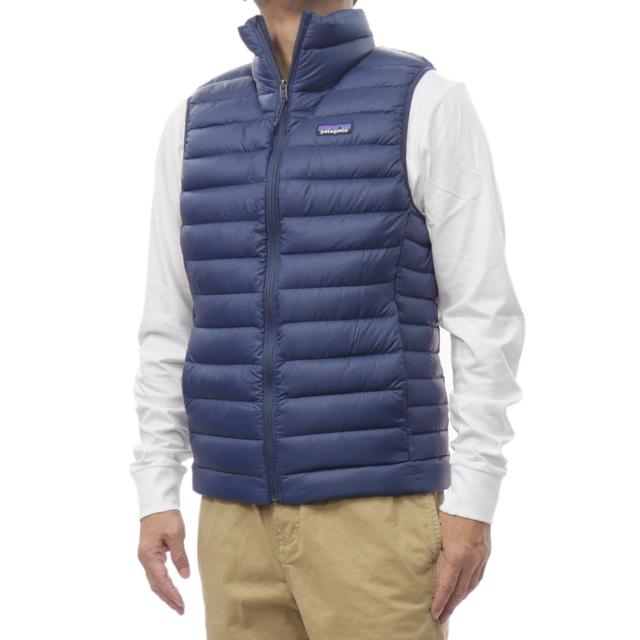 2025 秋冬新作！ PATAGONIA パタゴニア メンズ ダウンベスト 84623/M’S DOWN SWEATER VEST（メンズ ダウンセーターベスト） NENA ネイビー